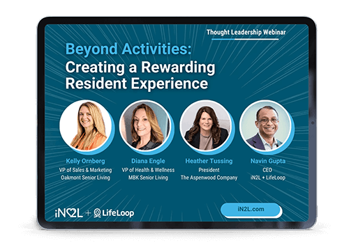 Beyond activities: creating a rewarding resident