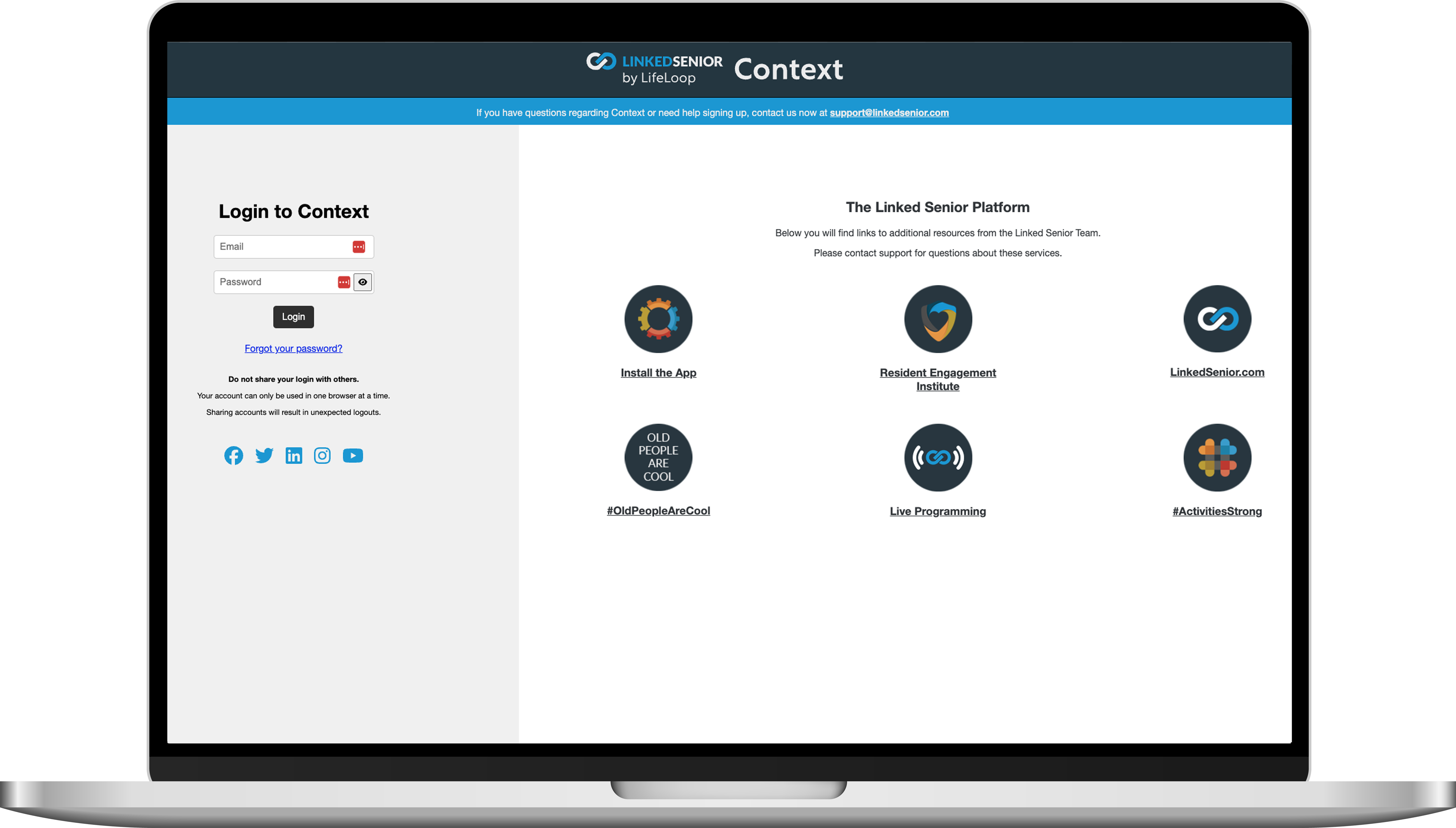 Customer support | LifeLoop