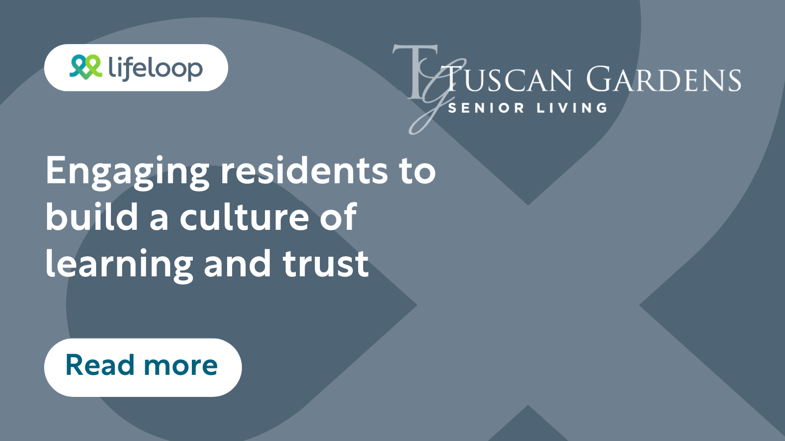 Engaging residents to build a culture of learning and trust