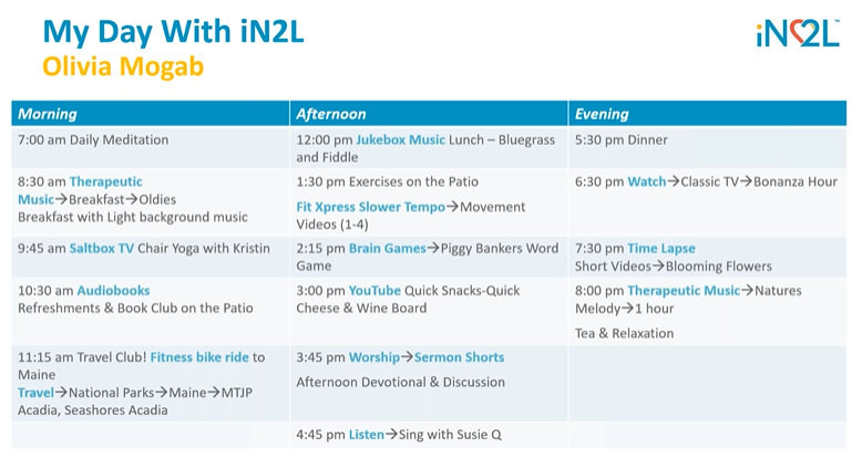 A Day in the Life With iN2L: How Technology Enhances Life Enrichment ...