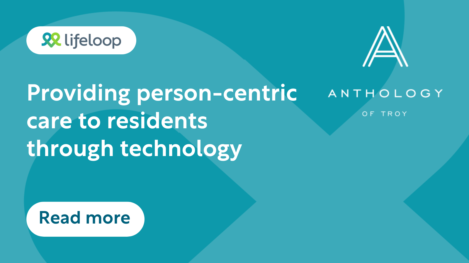 Providing person-centric care to residents through technology